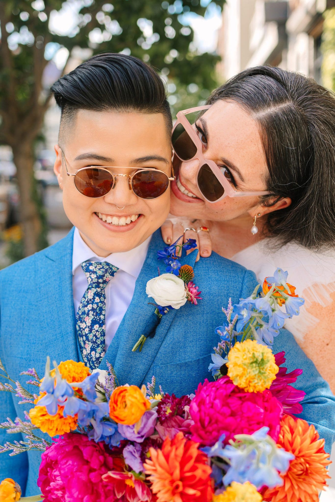 Colorful Summer Wedding at Brooklyn Winery | Brindamour Studios ...